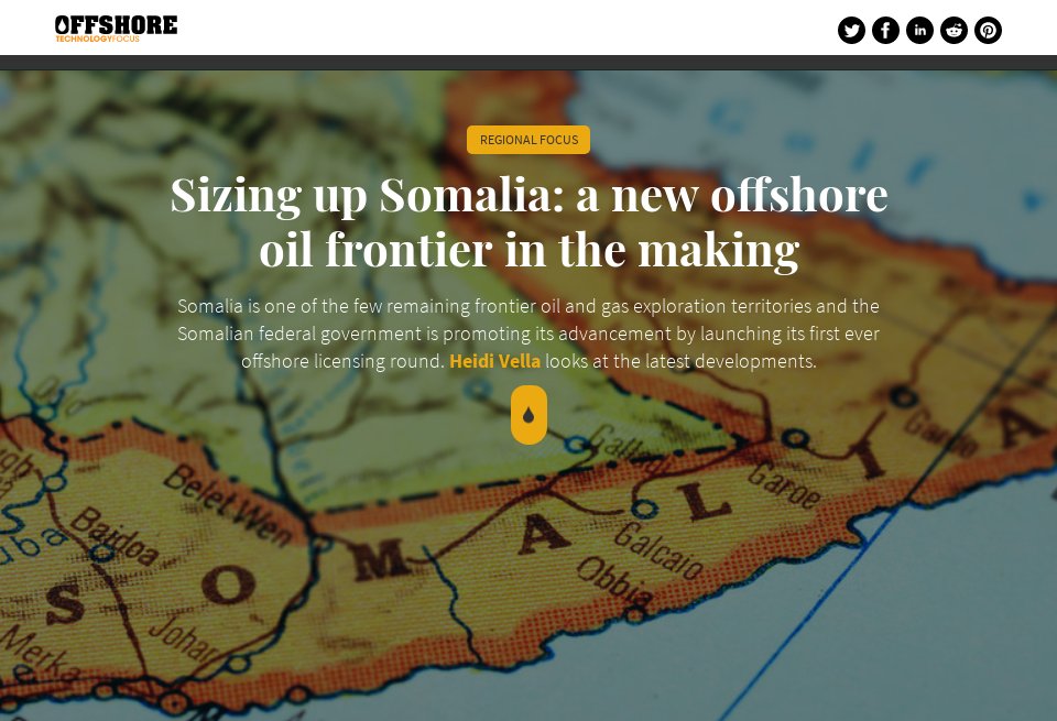 Sizing up Somalia: a new offshore oil frontier in the making - Offshore ...