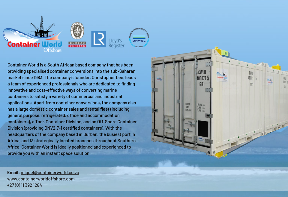 Container World - Offshore Technology Focus | Issue 68 | December 2018