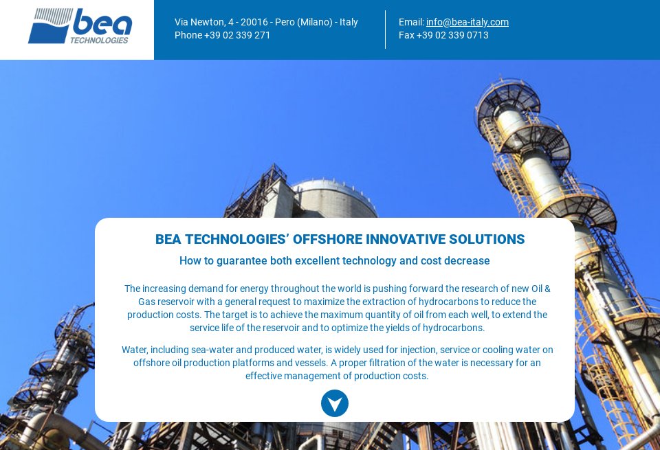 Bea Technologies - Offshore Technology Focus | Issue 74 | December 2019