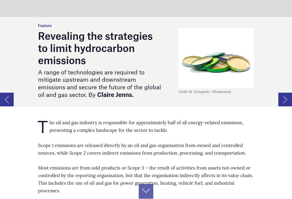 Revealing the strategies to limit hydrocarbon emissions - Offshore ...
