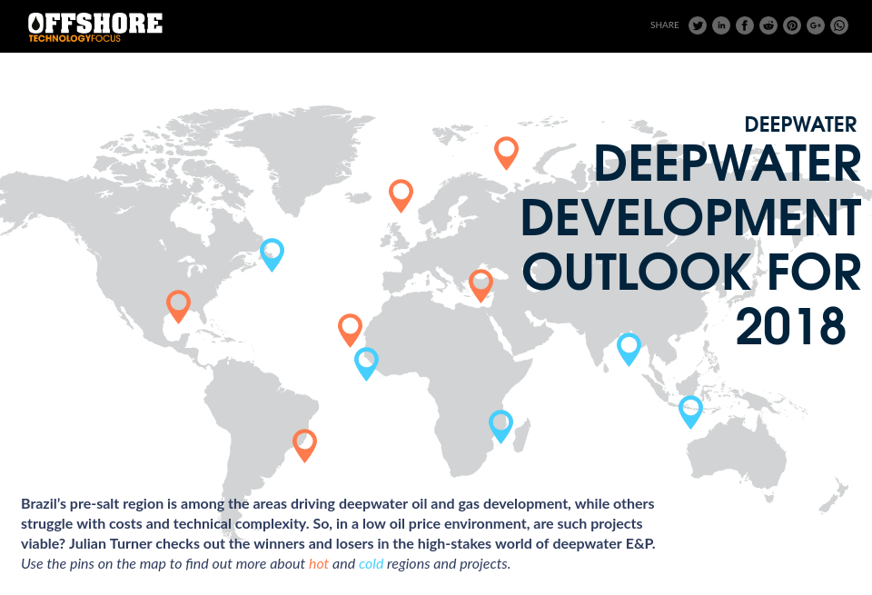 Deepwater development outlook for 2018 - Offshore Technology Focus ...