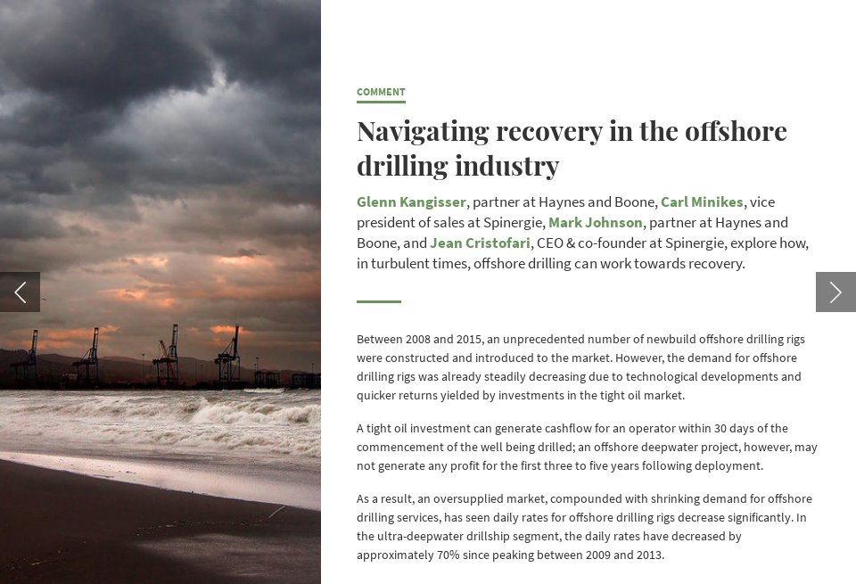 Navigating recovery in the offshore drilling industry - Offshore ...