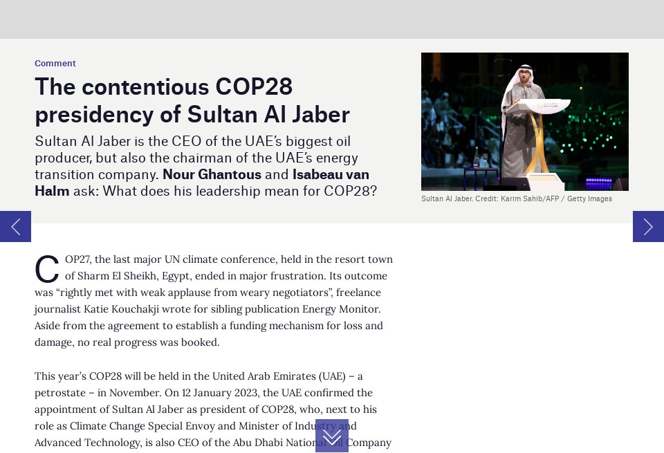 Oil baron or climate ally? The contentious COP28 presidency of Sultan ...