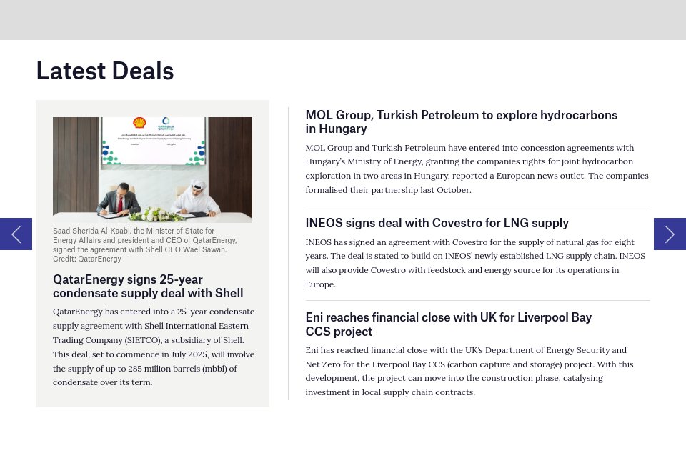 Latest Deals - Offshore Technology Focus | Issue 100 | May 2025