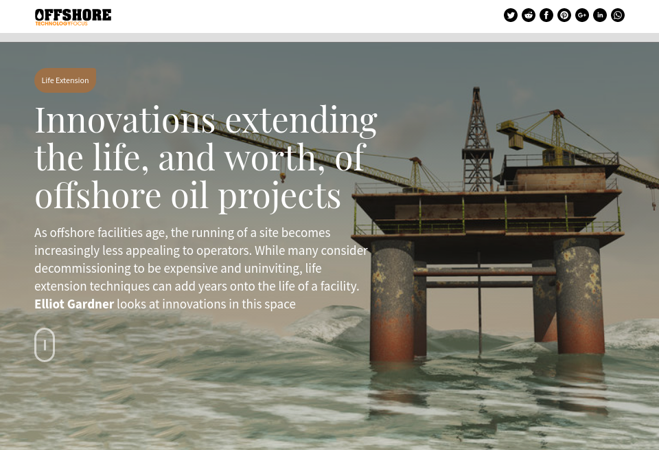 Innovations extending the life, and worth, of offshore oil projects ...