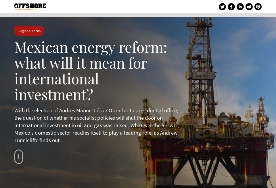 Mexican energy reform: what will it mean for international investment ...