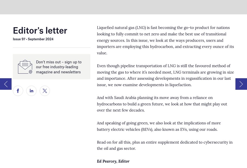Editor's letter - Offshore Technology Focus | Issue 97 | September 2024